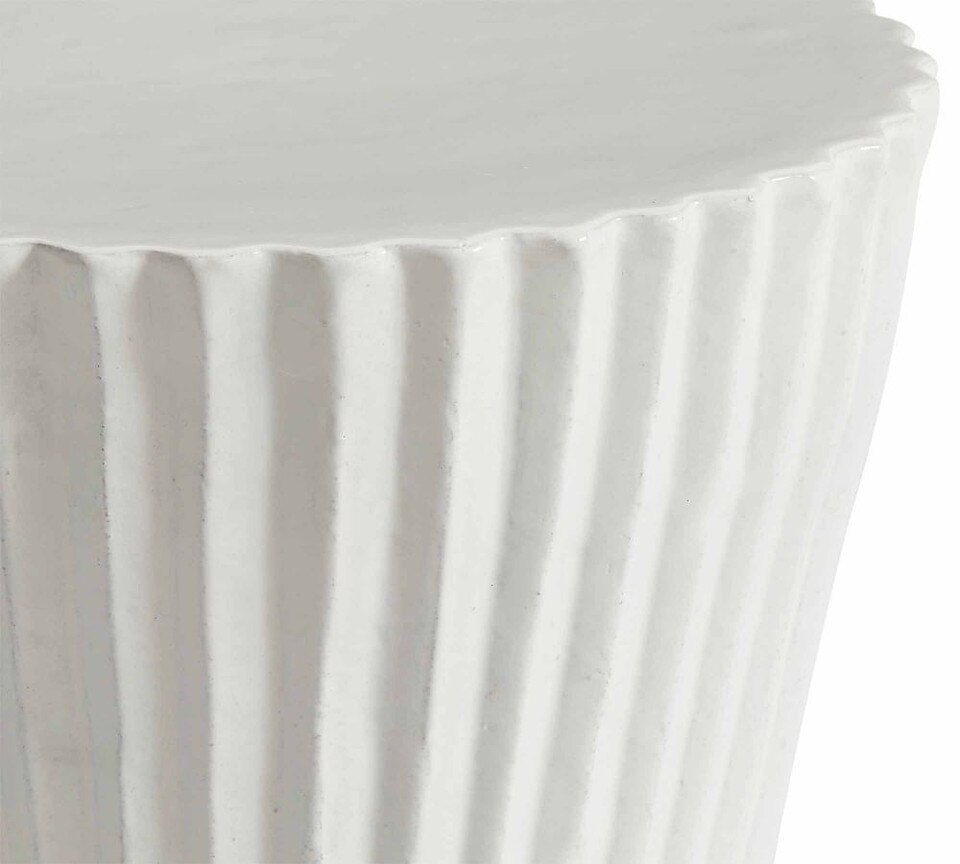 Fluted 36 cm Side Table | Pottery Barn Australia